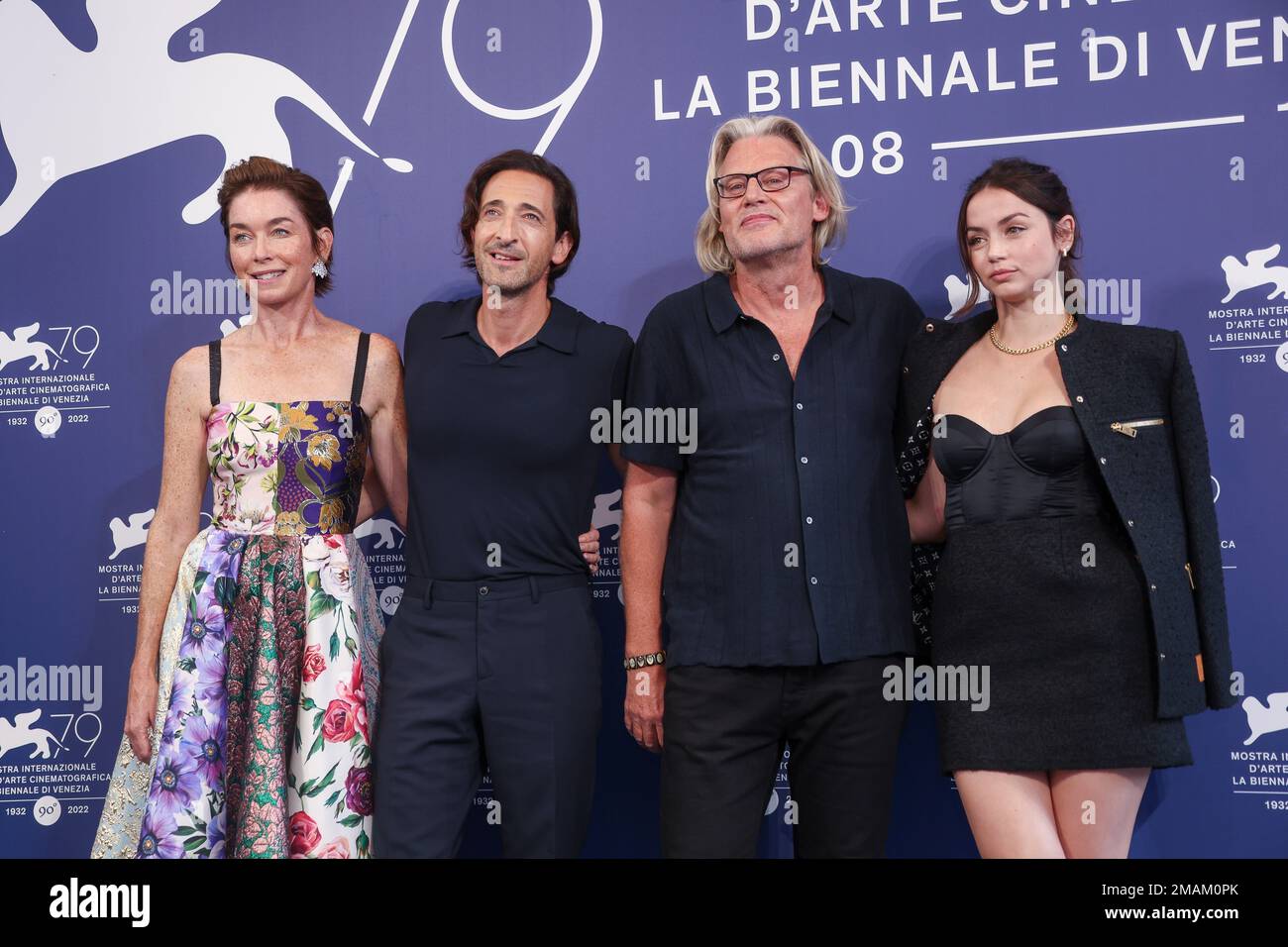 Julianne Nicholson, from left, Adrien Brody, director Andrew Dominik ...
