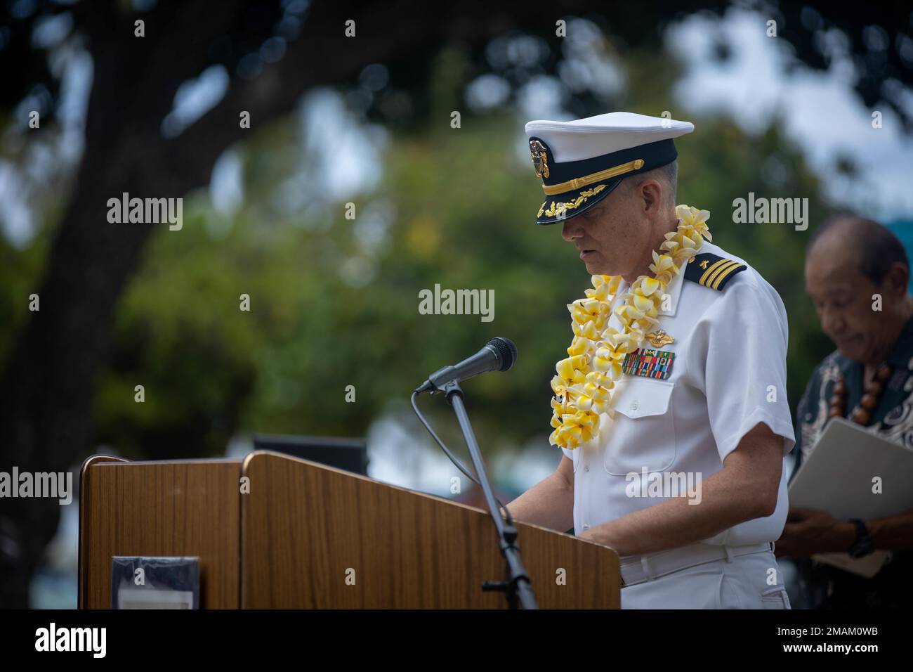 U.S. Navy Cmdr. Jeffrey Ross, deputy force chaplain, U.S. Marine Corps ...
