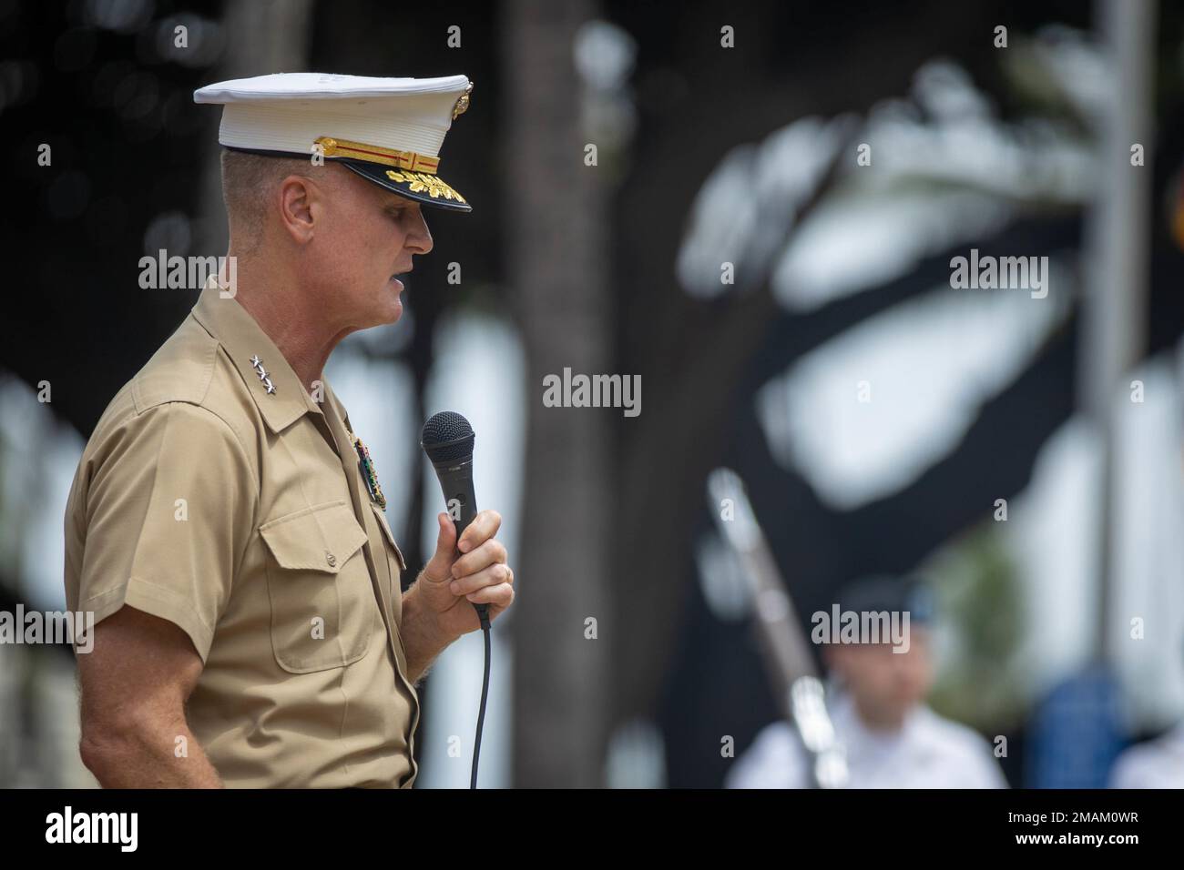 U.S. Marine Corps Lt. Gen. Steven R. Rudder, commander, U.S. Marine ...