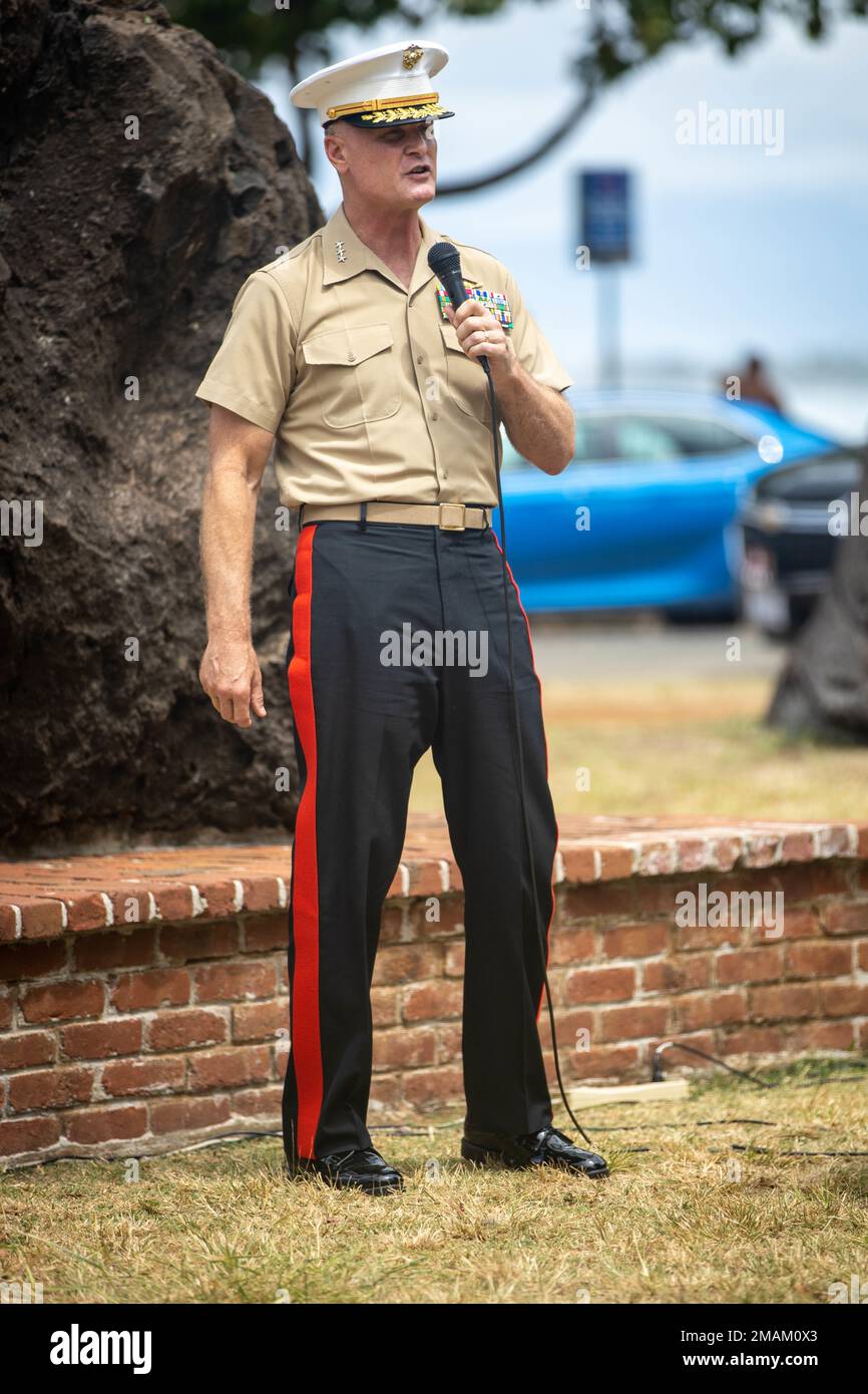 U.S. Marine Corps Lt. Gen. Steven R. Rudder, commander, U.S. Marine ...