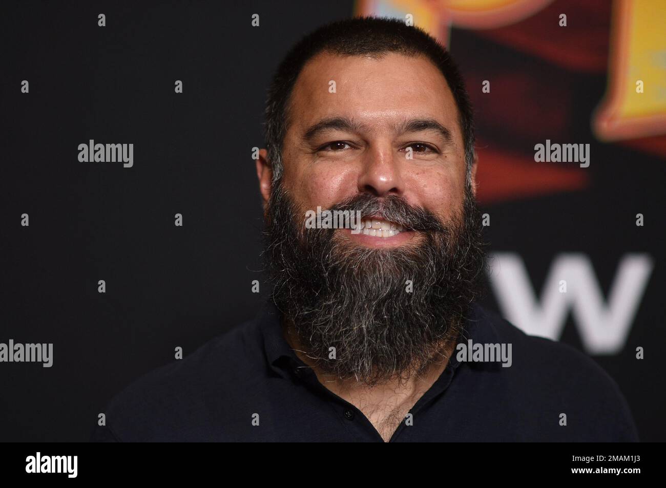 Andrew Miano arrives at the world premiere of "Pinocchio" on Tuesday ...