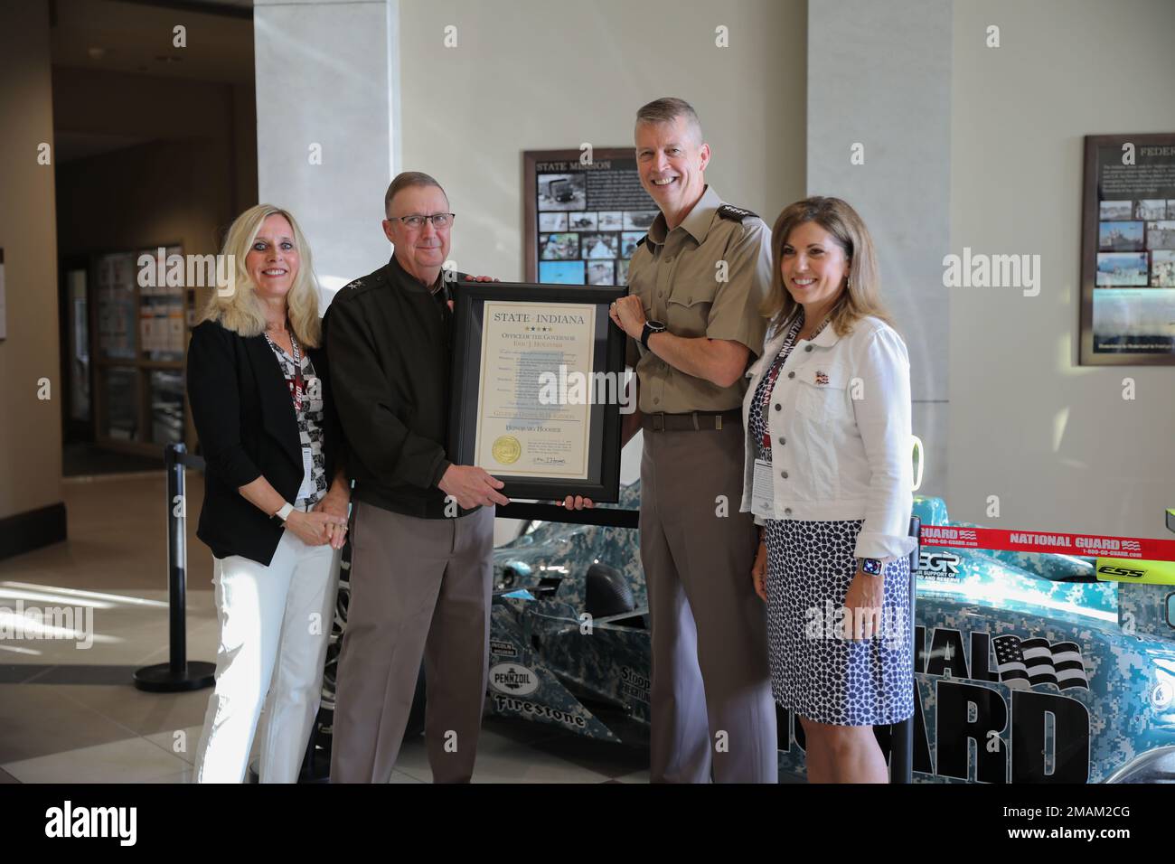 The Chief of the National Guard Bureau, Gen. Daniel R. Hokanson, and ...