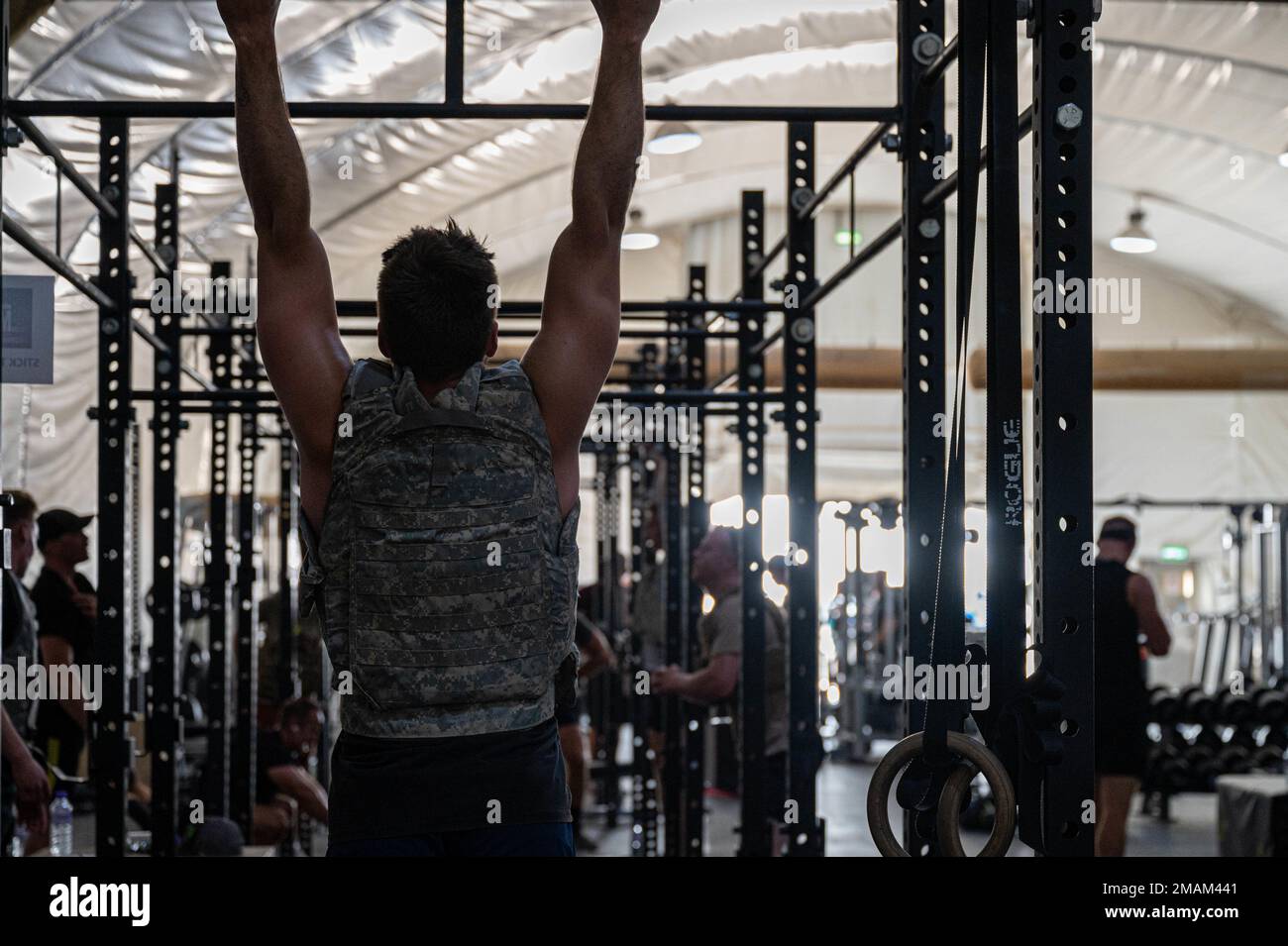 U.S. forces and coalition partners complete the the Murph Challenge at ...