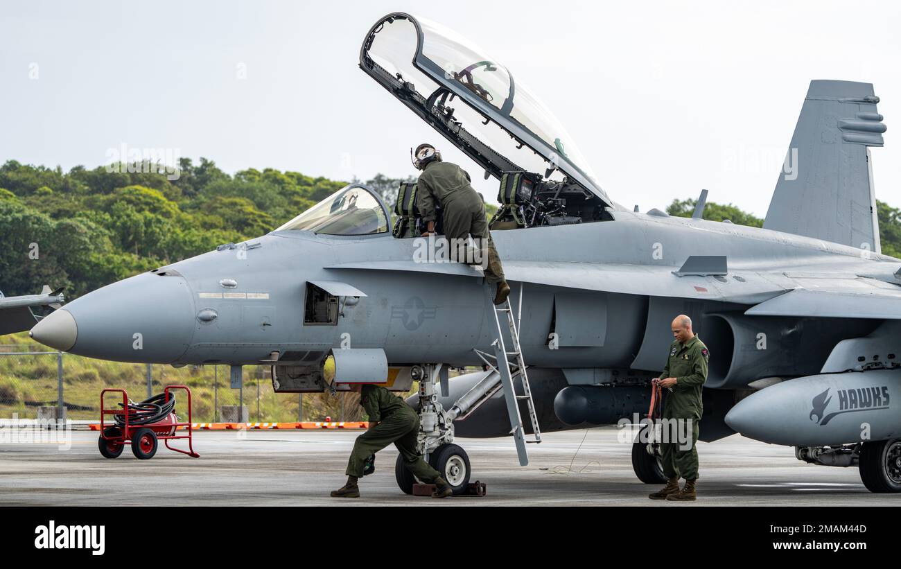 U.S Marines with Marine All Weather Fighter Attack Squadron (VMFA(AW ...