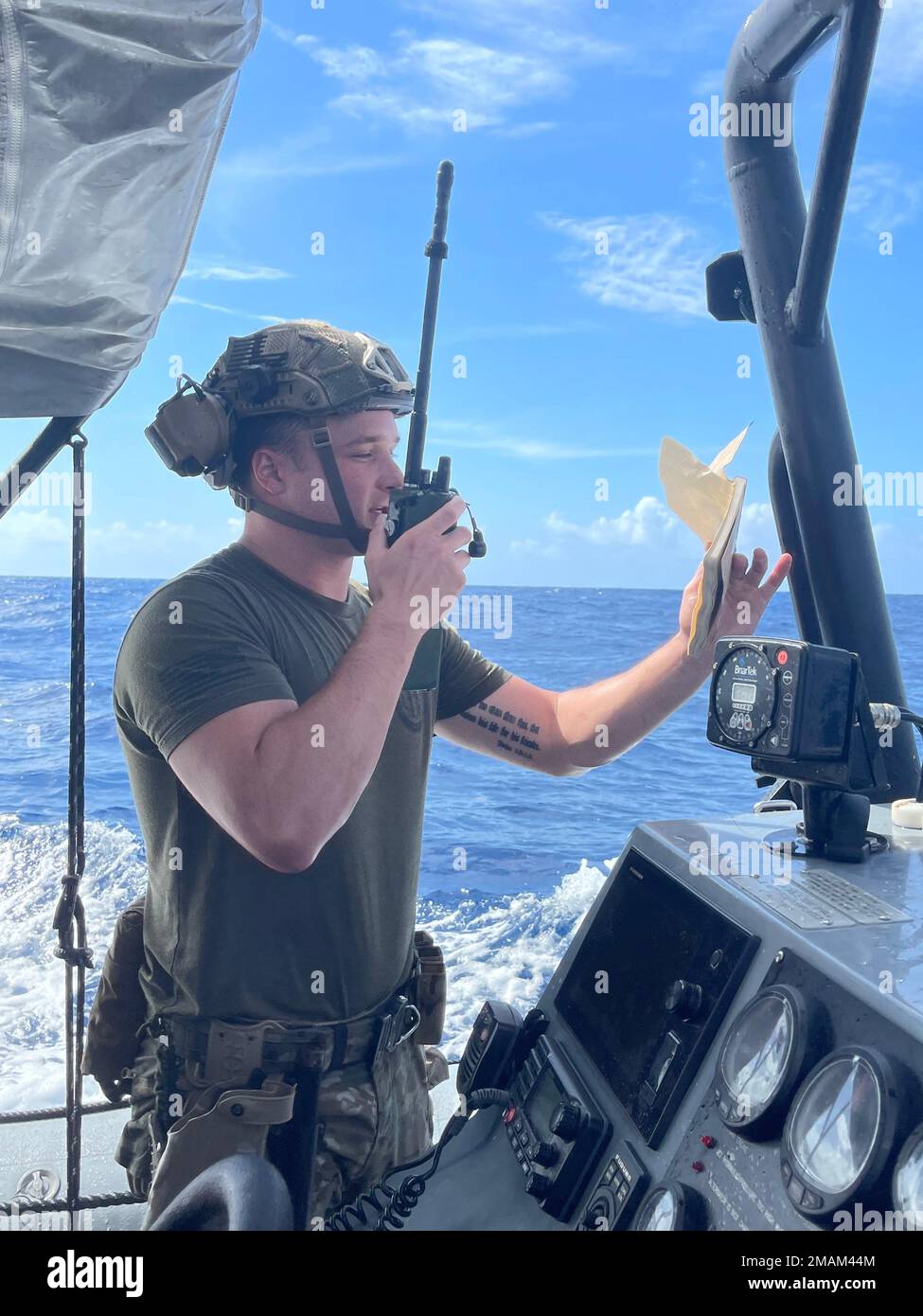 220529-N-N3764-1004 CARIBBEAN SEA - (May 29, 2022) – A member of U.S ...