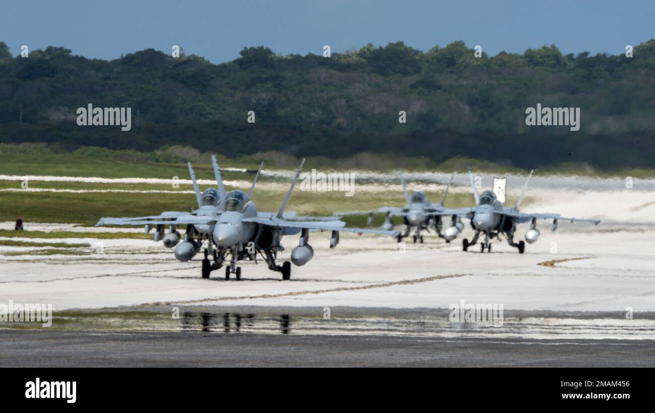 U.S Marine Corps F/A-18D Hornet aircraft with Marine All Weather ...