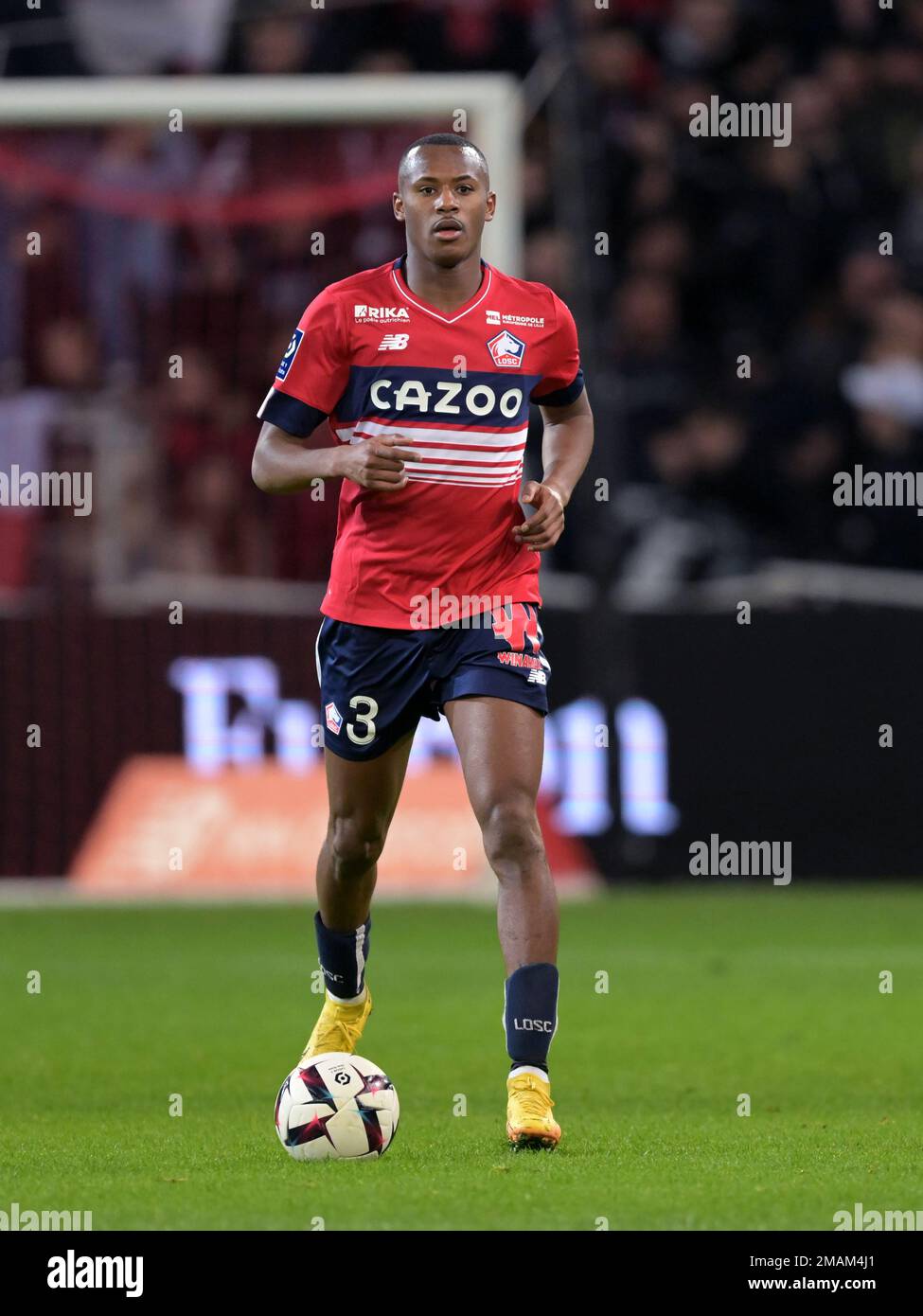 LILLE - Tiago Djalo of LOSC Lille during the French Ligue 1 match ...