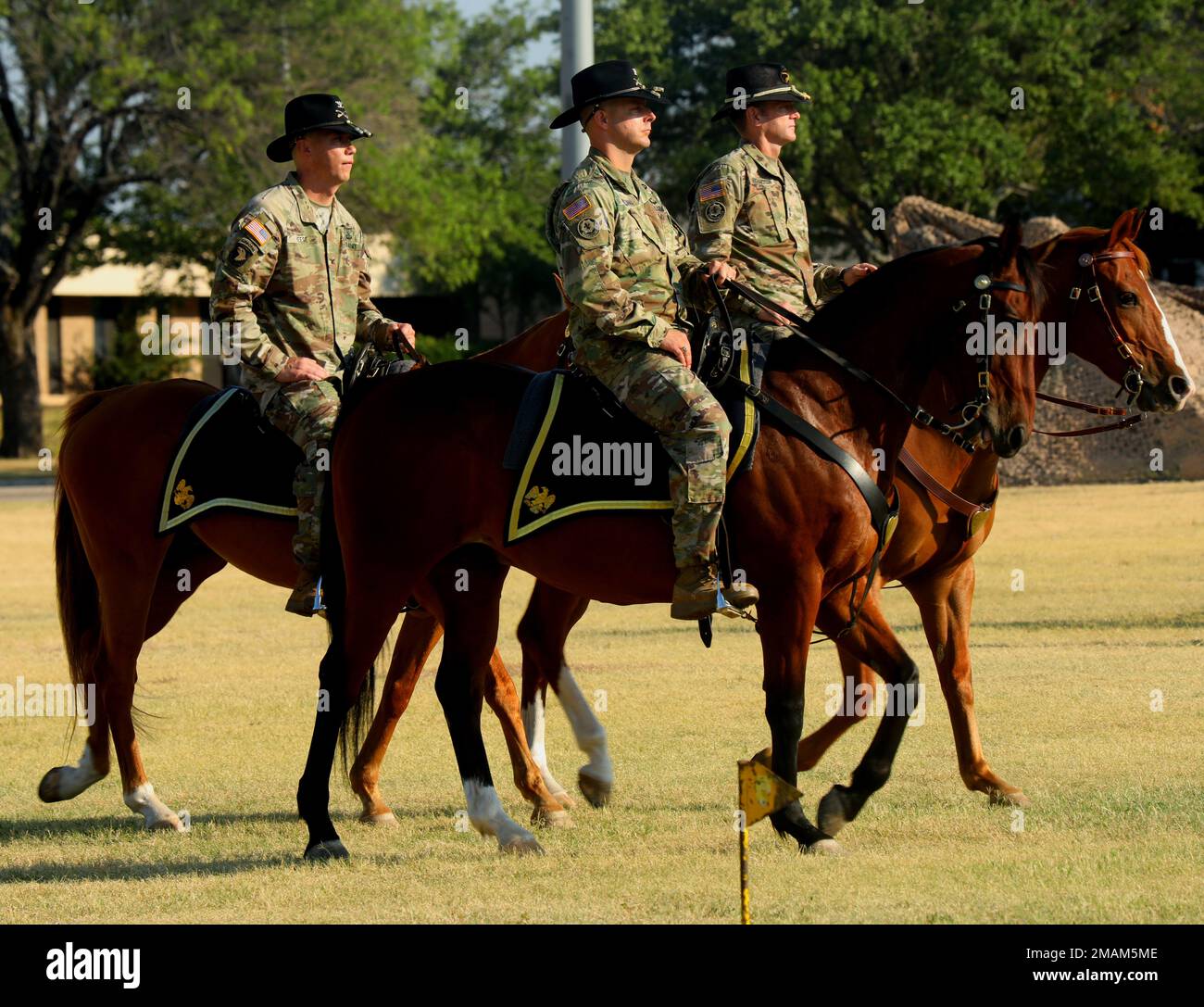 The 3rd Brigade Combat Team, 1st Cavalry Division, hosts a change of ...