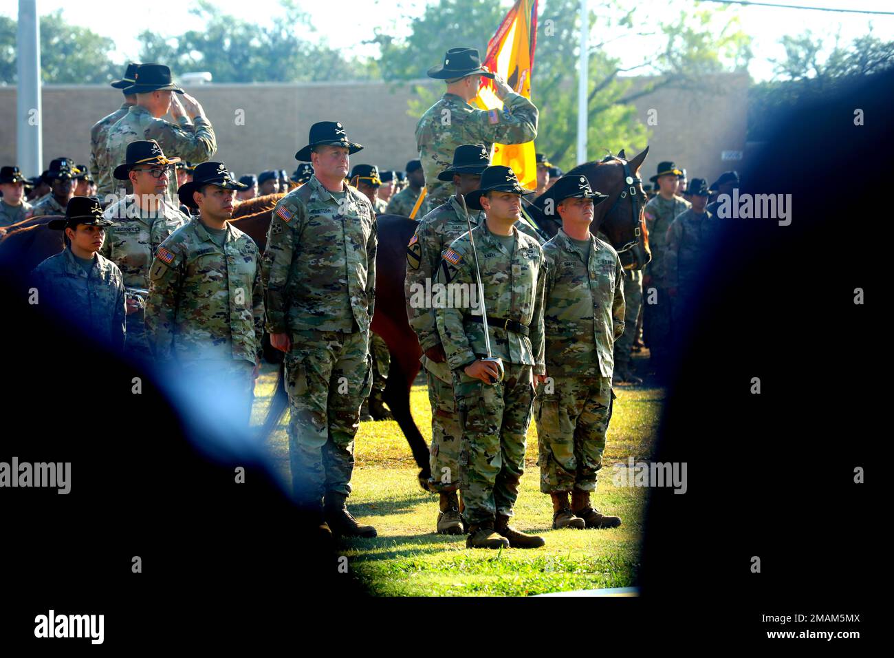 The 3rd Brigade Combat Team, 1st Cavalry Division, hosts a change of ...