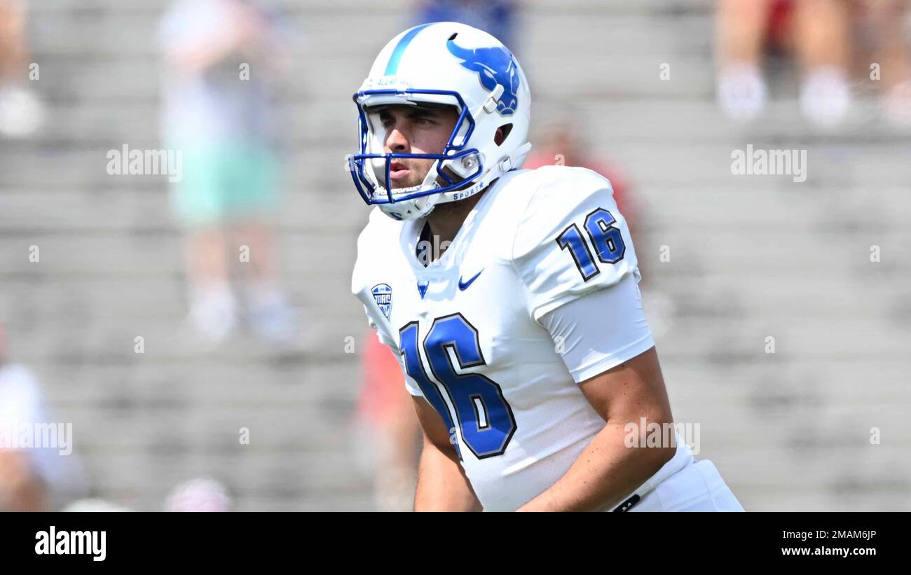 Buffalo kicker Alex McNulty during an NCAA football game on Saturday ...