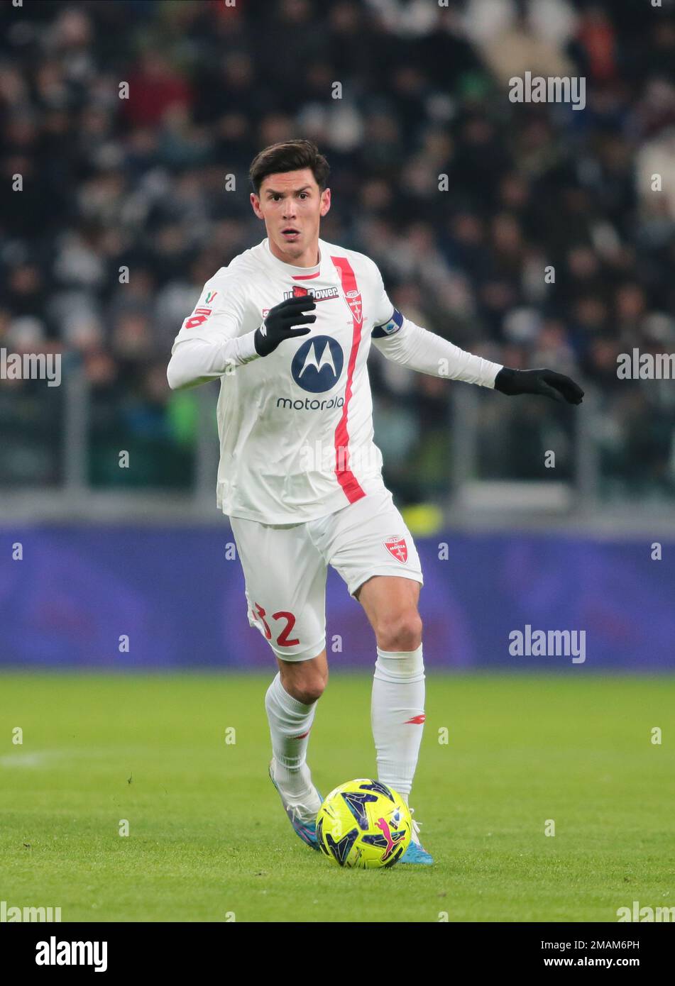 Turin, Italy. 19th Jan, 2023. Matteo Pessina of AC Monza during Coppa ...