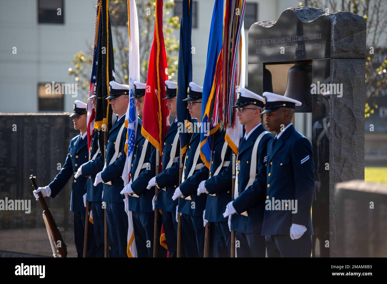 U.S. Coast Guard Training Center Cape May holds a Memorial Day ceremony, May 30, 2022, on base ...
