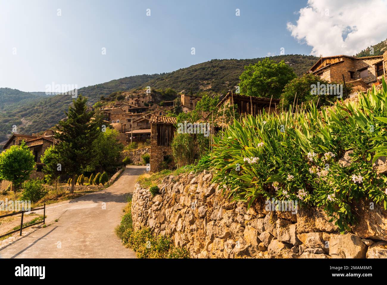 Mountain landscape in lleida spain Stock Photo - Alamy