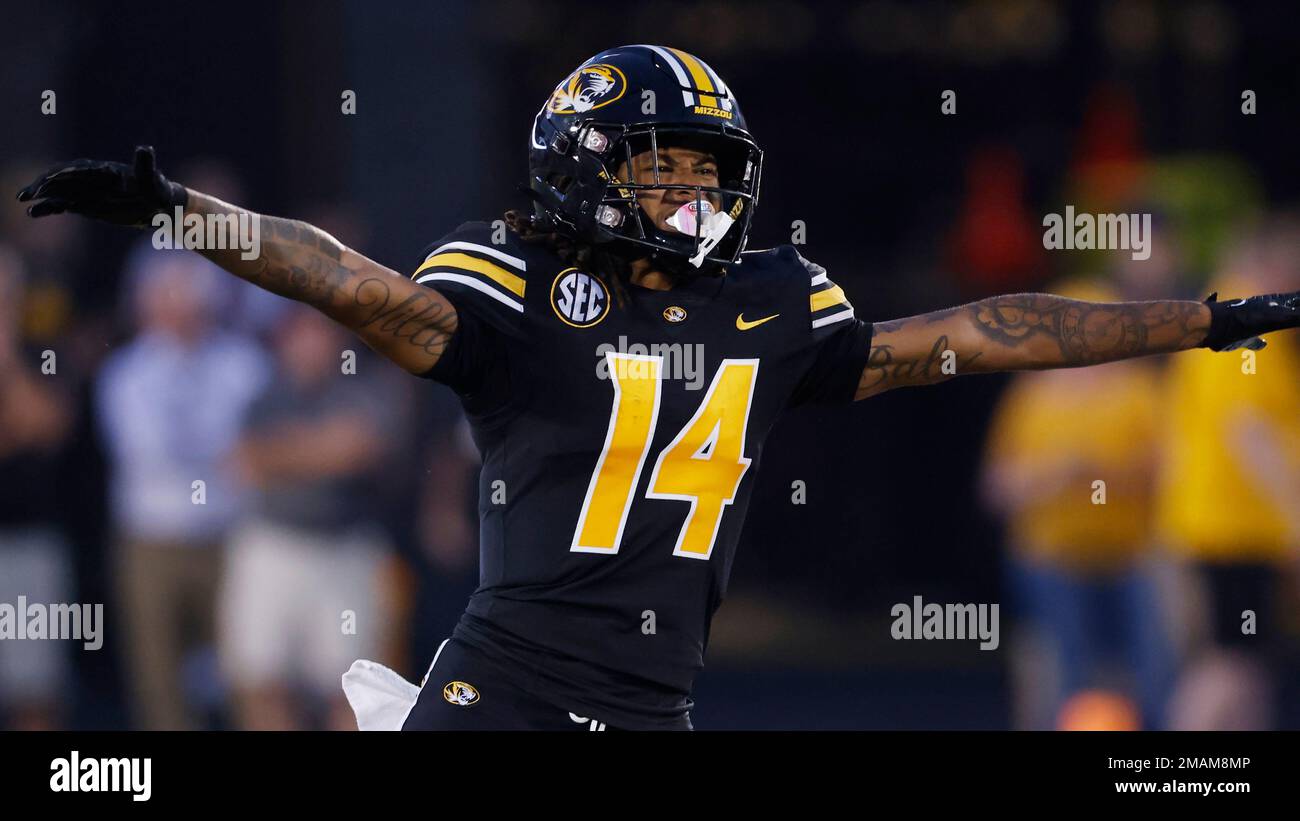 Missouri defensive back Kris Abrams-Draine during an NCAA football game ...