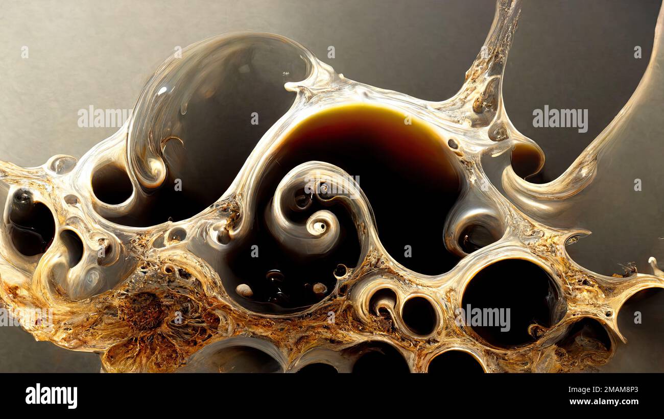 3d illustration of fractals generated by ai Stock Photo - Alamy
