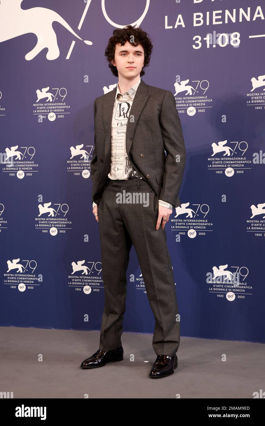 Zen McGrath poses for photographers at the photo call for the film 'The ...