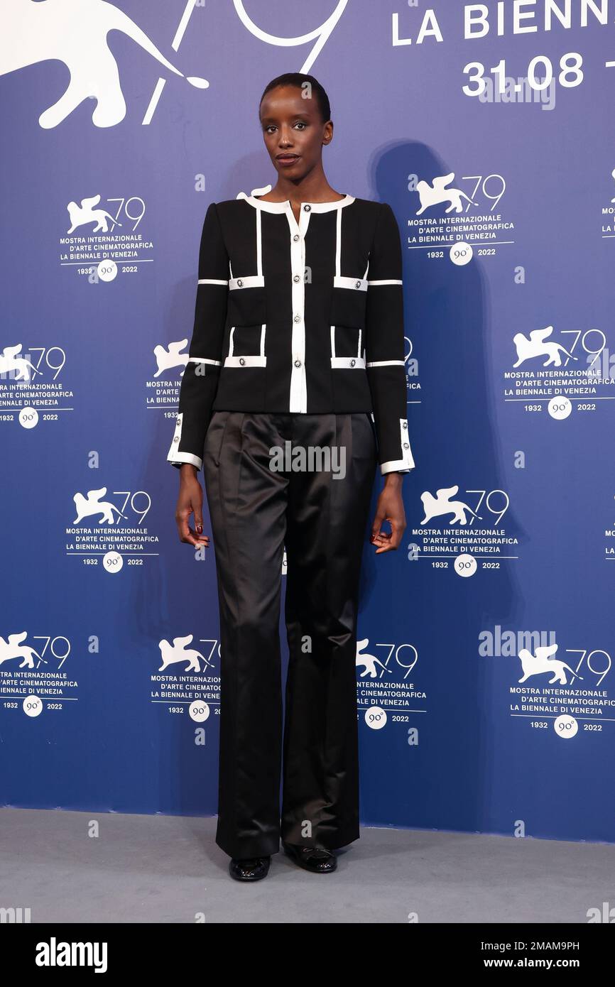 Kayije Kagame poses for photographers upon arrival at the photo call ...