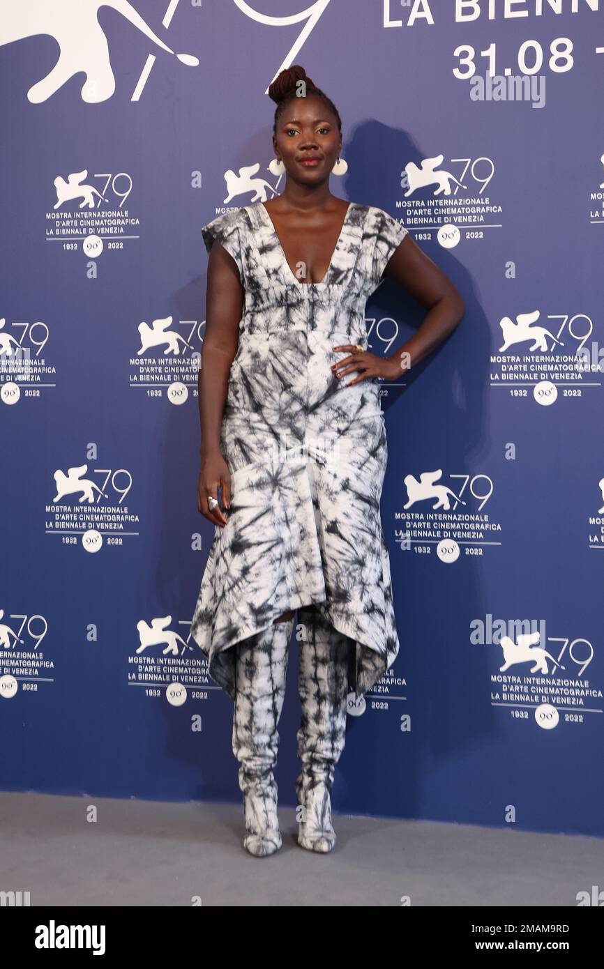 Alice Diop poses for photographers upon arrival at the photo call for ...