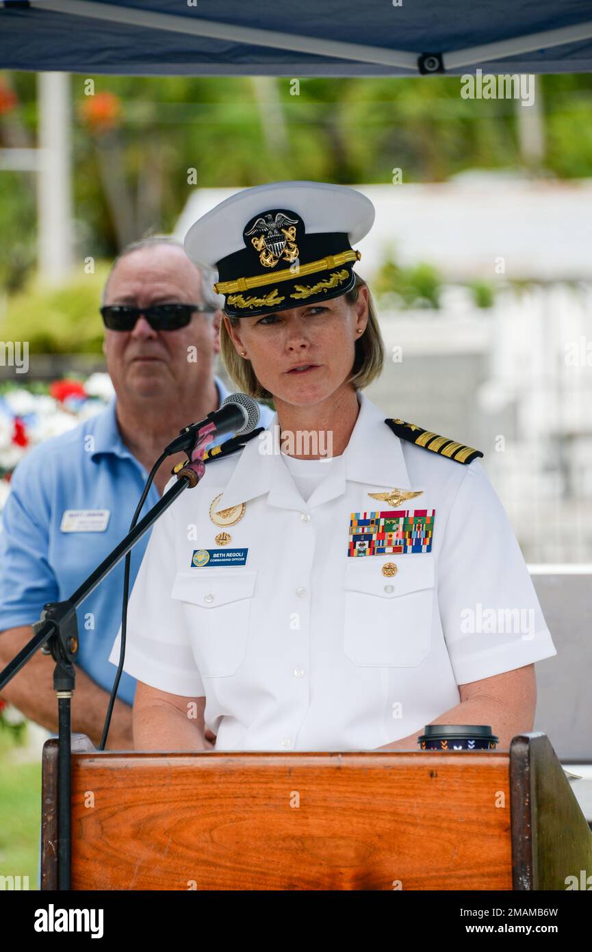 220530-N-IW125-1041 KEY WEST, Fla. (May 30, 2022) Capt. Elizabeth ...