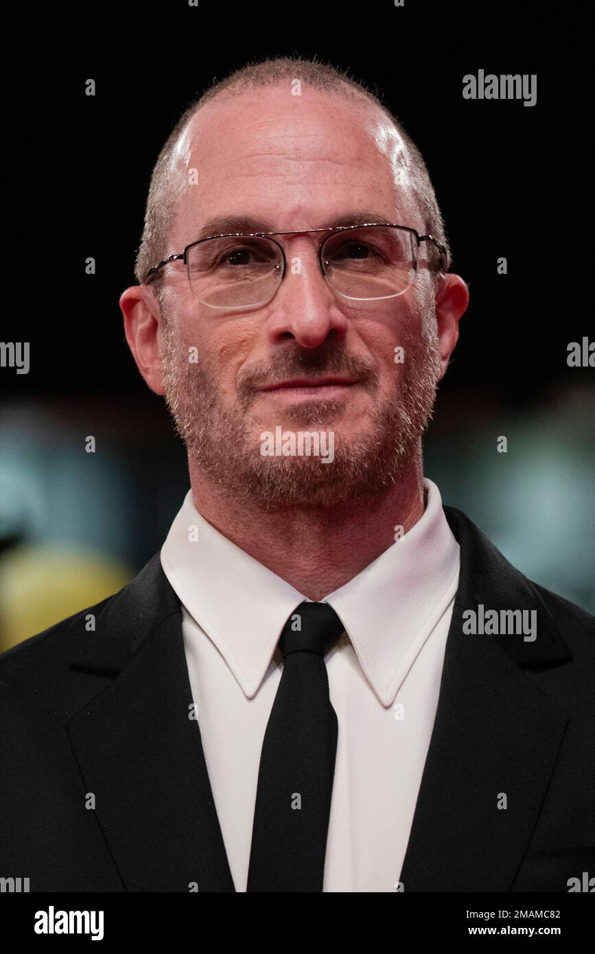 Director Darren Aronofsky poses for photographers upon arrival at the ...
