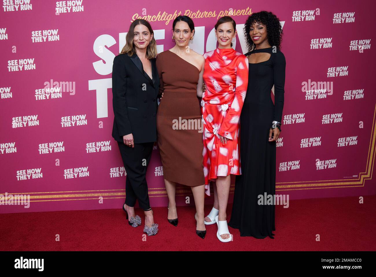 Pearl Chanda, from left, Sian Clifford, Ruth Wilson and Pippa Bennett ...
