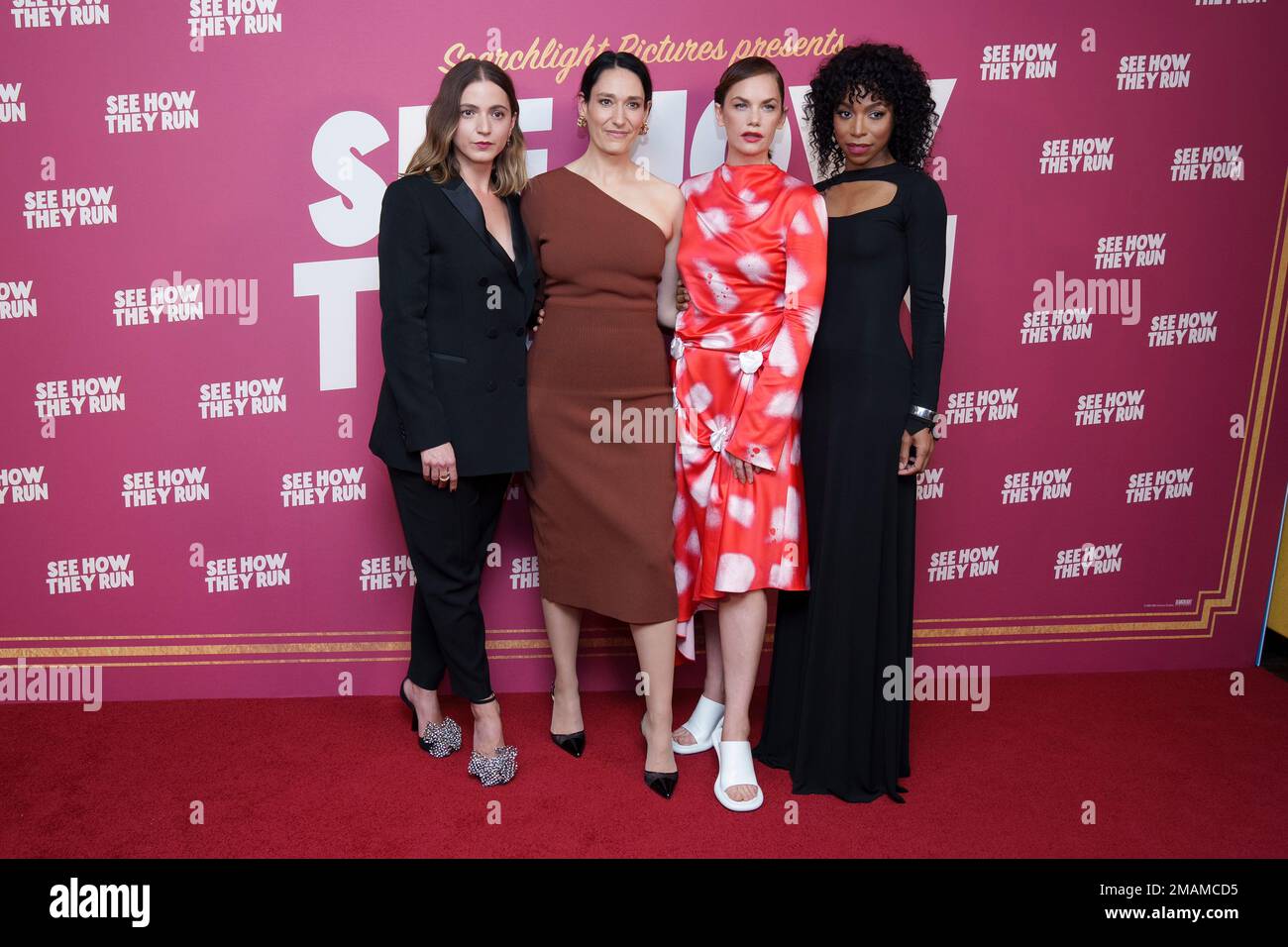 Pearl Chanda, from left, Sian Clifford, Ruth Wilson and Pippa Bennett ...