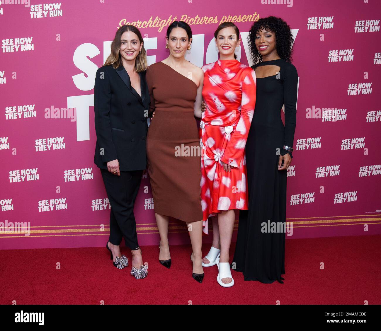 Pearl Chanda, from left, Sian Clifford, Ruth Wilson and Pippa Bennett ...