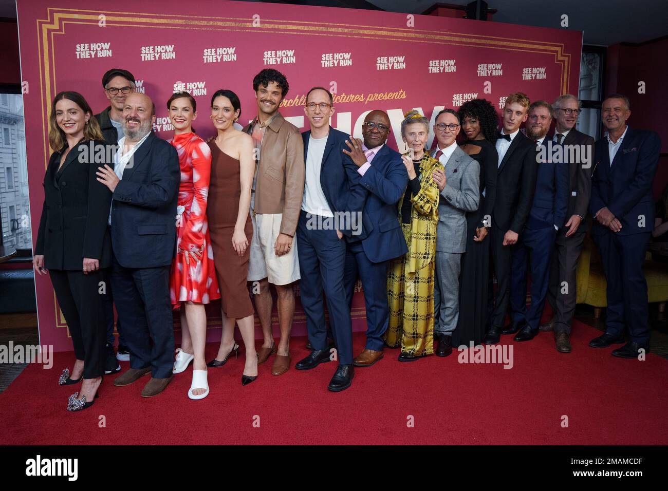 Pearl Chanda, from left, Angus Wright, Paul Chahidi, Ruth Wilson, Sian ...