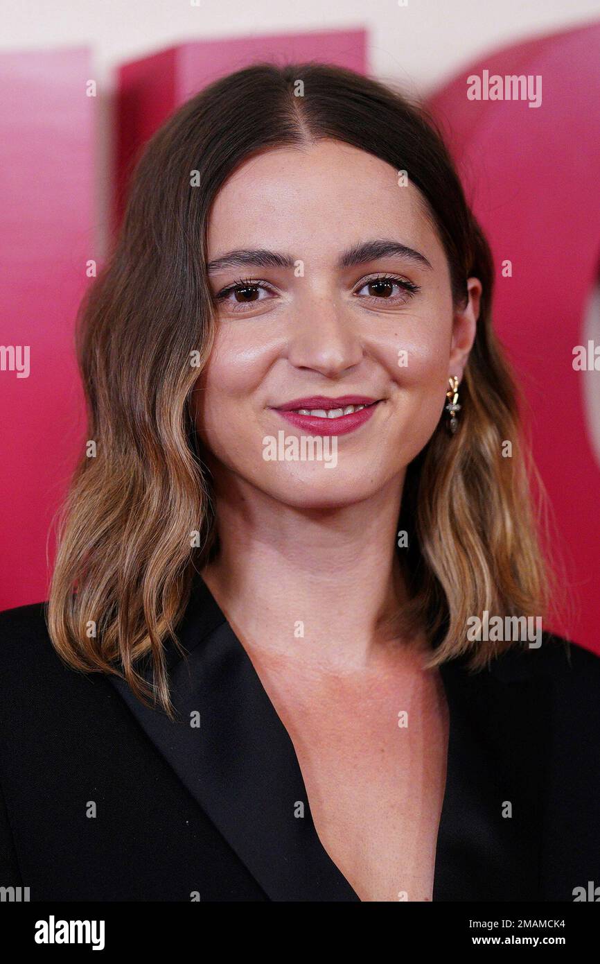 Pearl Chanda poses for photographers upon arrival at the London ...