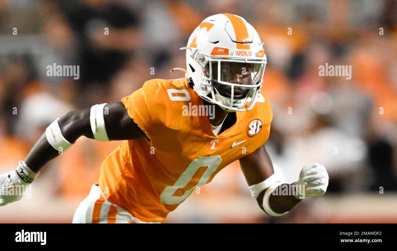 Tennessee defensive back Doneiko Slaughter (0) plays against Ball State ...