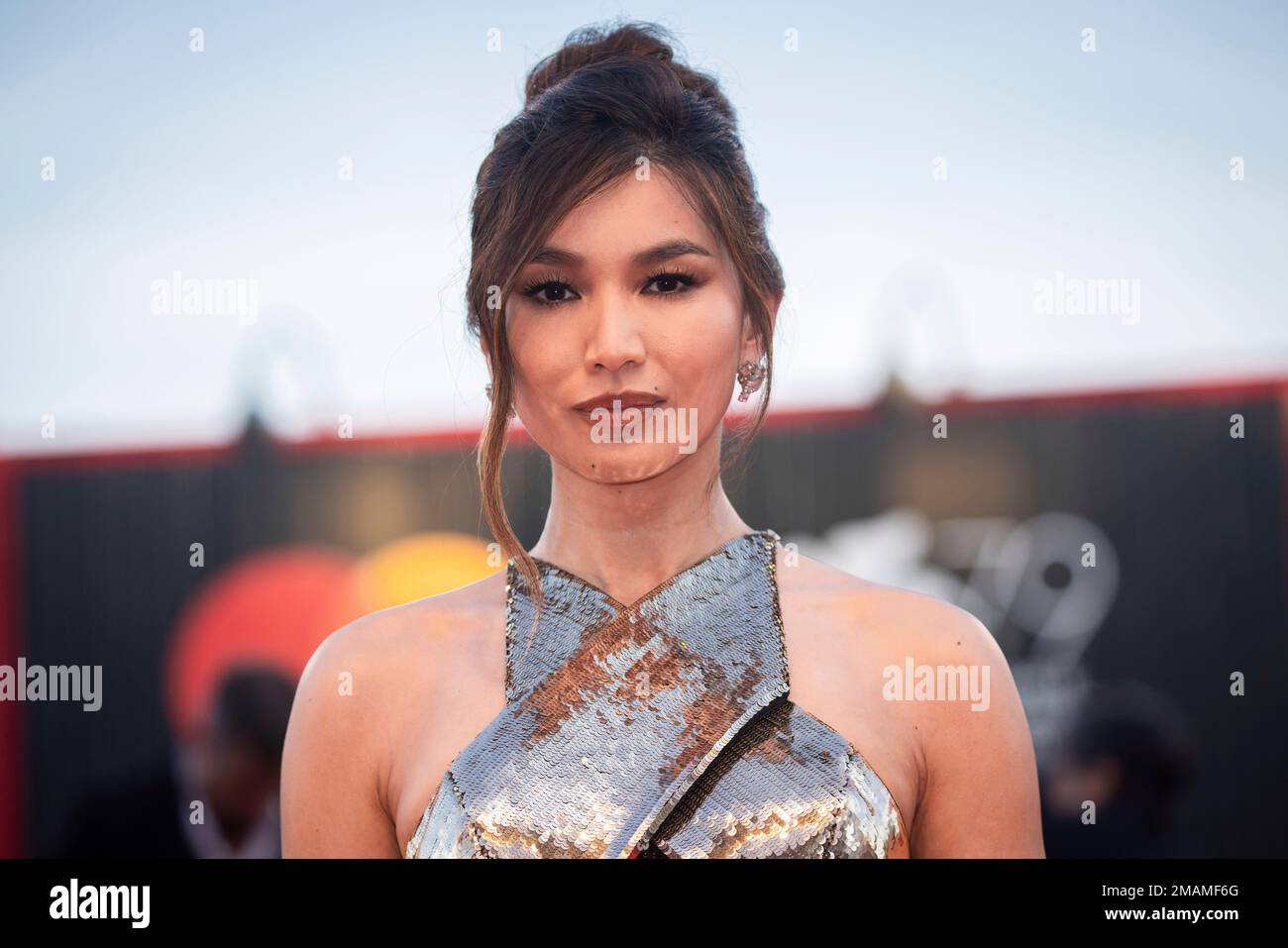 Gemma Chan poses for photographers upon arrival at the premiere of the ...