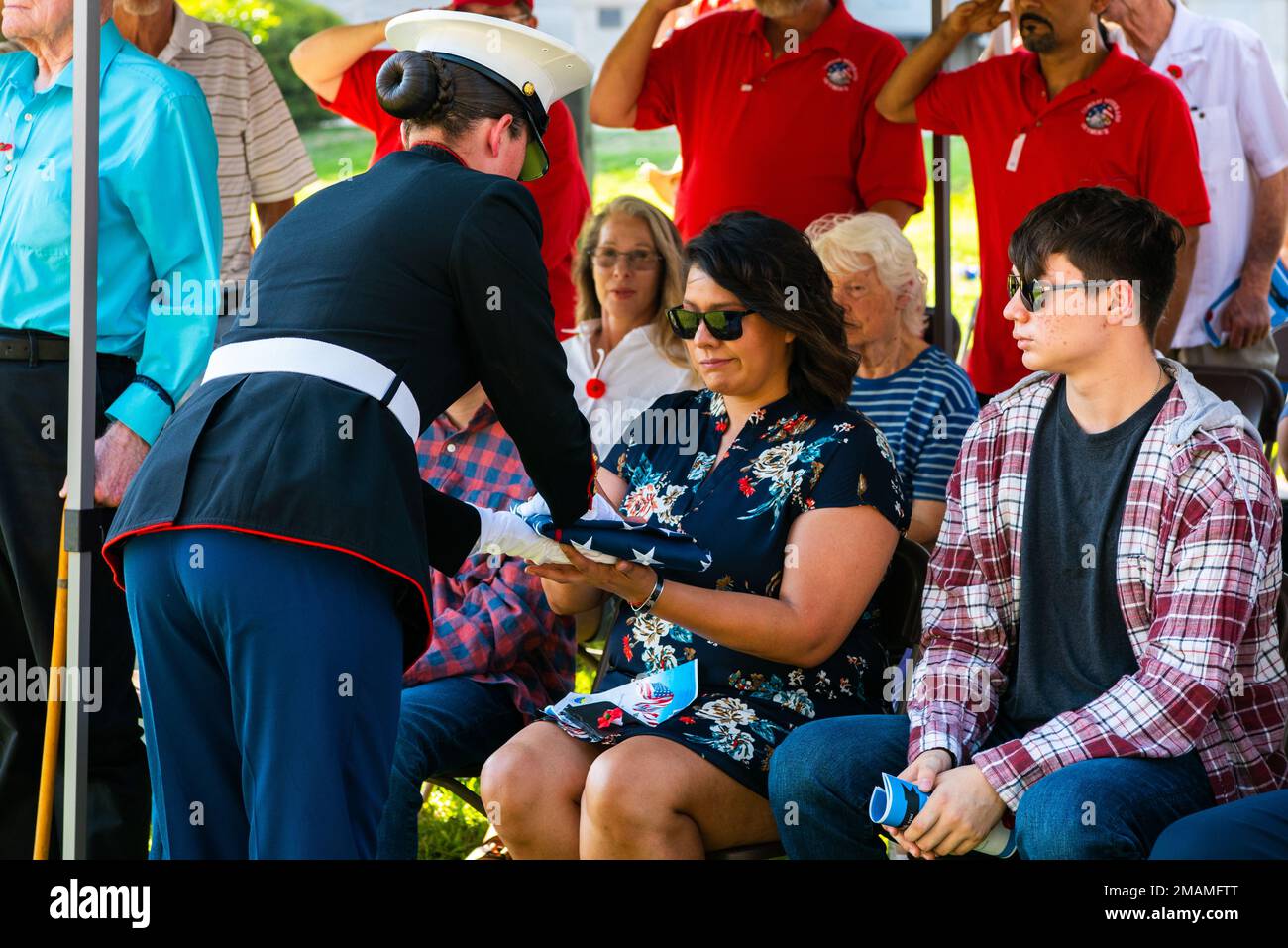 U.S. Marine Corps Private Jessica Garner, Marine Corps Detachment ...