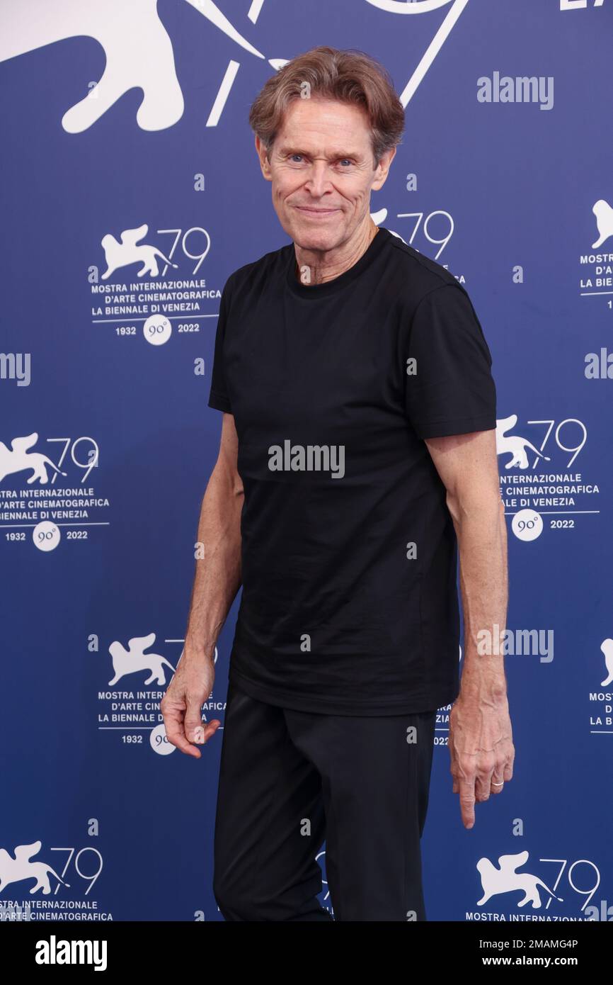 Willem Dafoe poses for photographers at the photo call for the film ...
