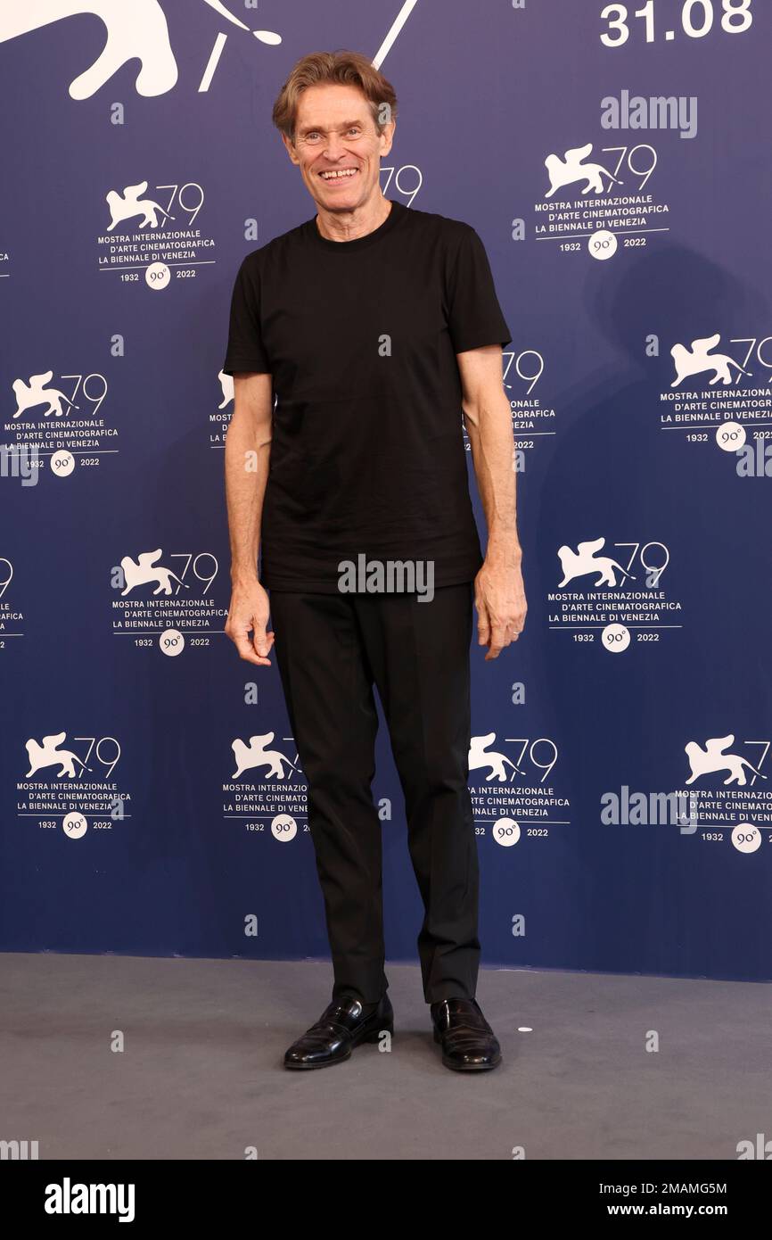 Willem Dafoe poses for photographers at the photo call for the film ...