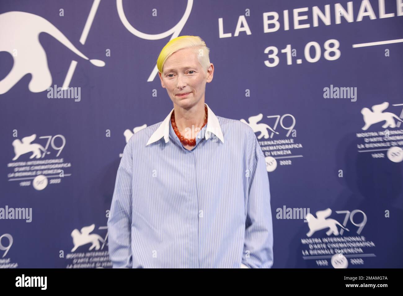 Tilda Swinton poses for photographers at the photo call for the film ...