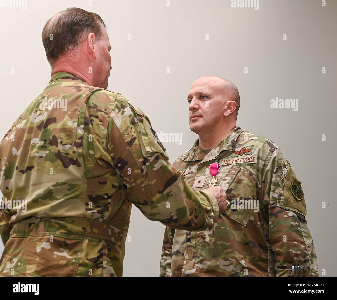 U.S. Air Force Brig. Gen. Gerald Donohue, outgoing 379th Air ...