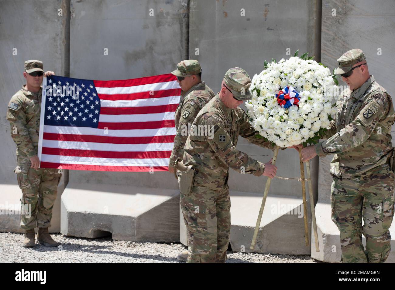 U.S. Army Col. Brian Ducote and Command Sgt. Maj. Mark A. Eckstrom ...