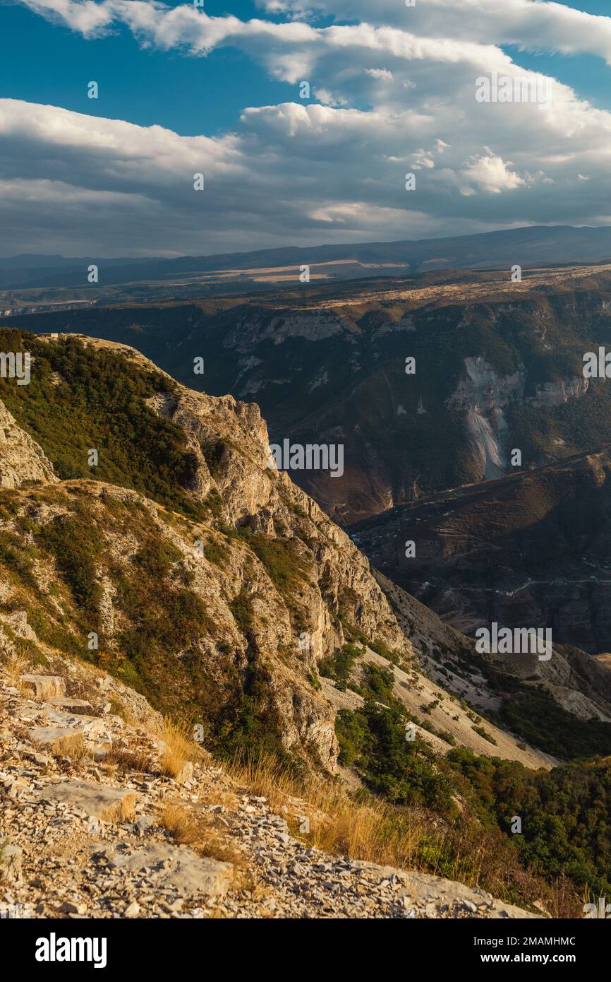 Sulak canyon. One of the deepest canyons in the world and the deepest ...