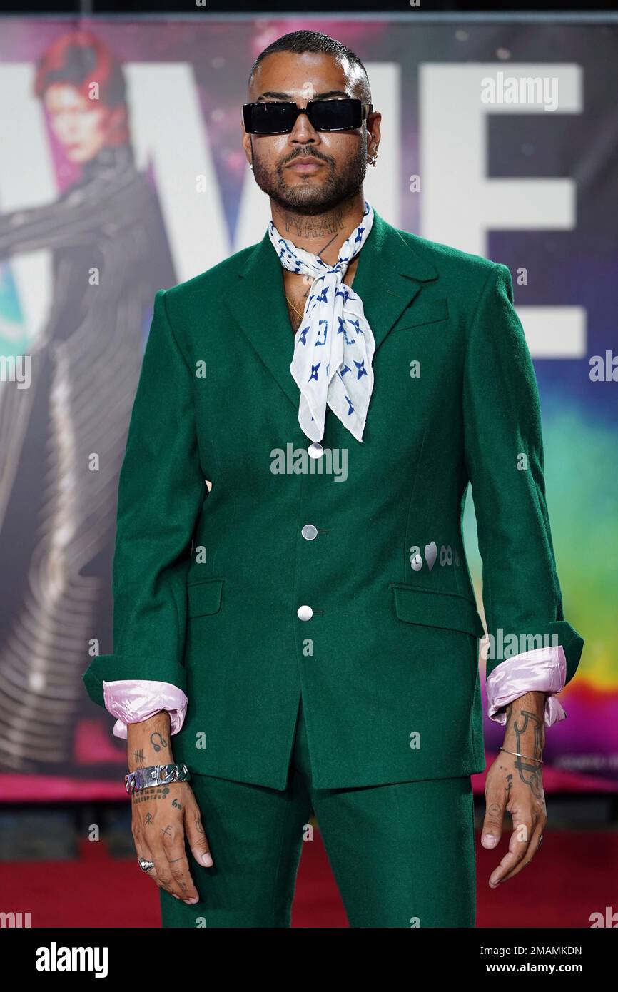 Ryan Lanji poses for photographers upon arrival at the London premiere ...