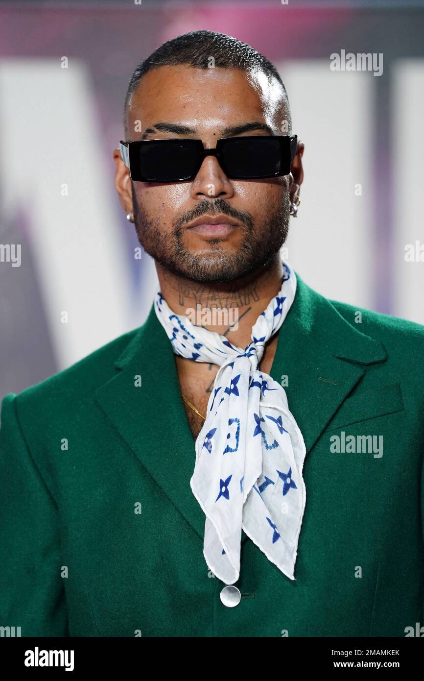 Ryan Lanji poses for photographers upon arrival at the London premiere ...