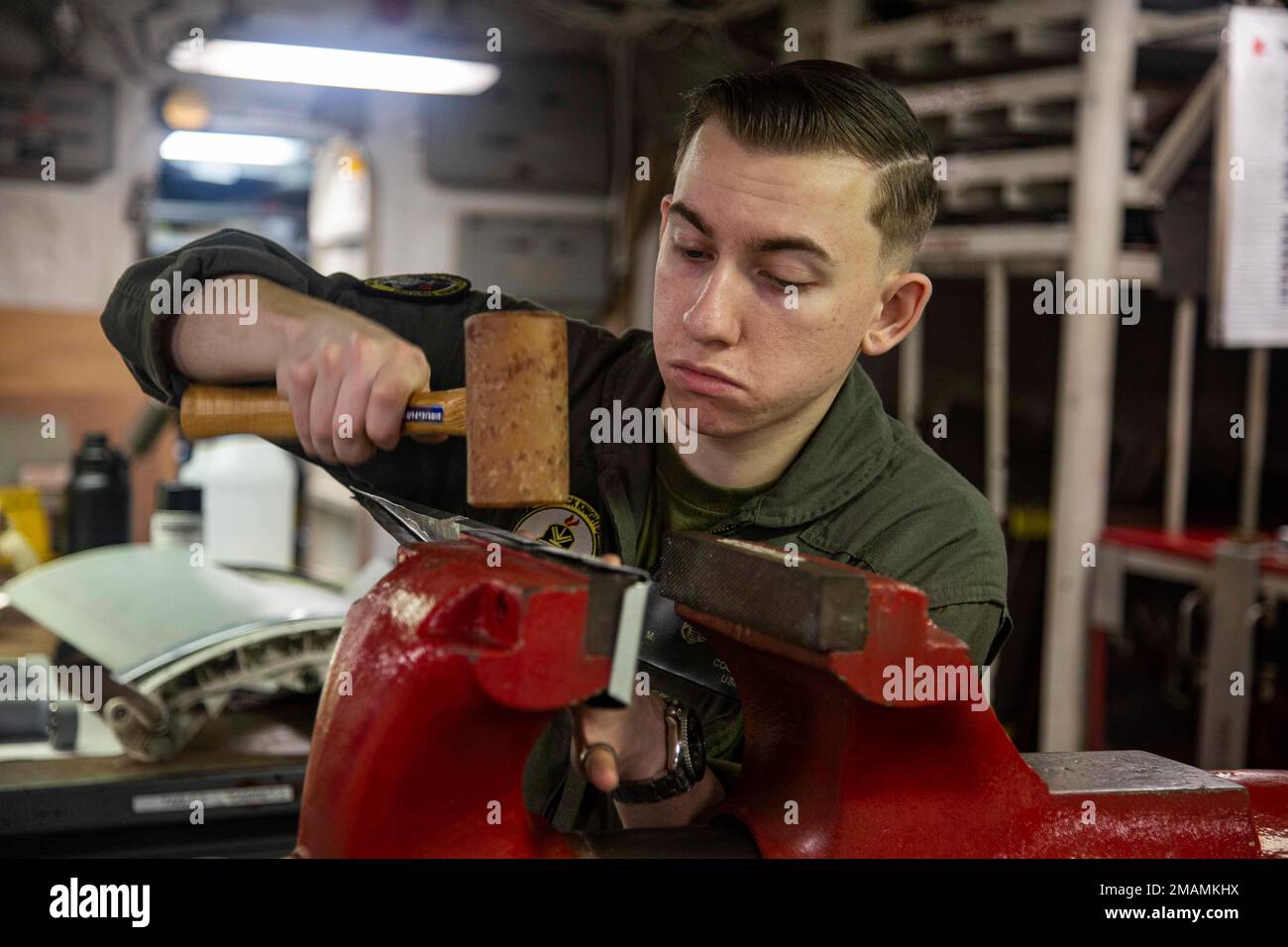 PHILIPPINE SEA (May 30, 2022) U.S. Marine Corps Cpl. Michael Cooper ...