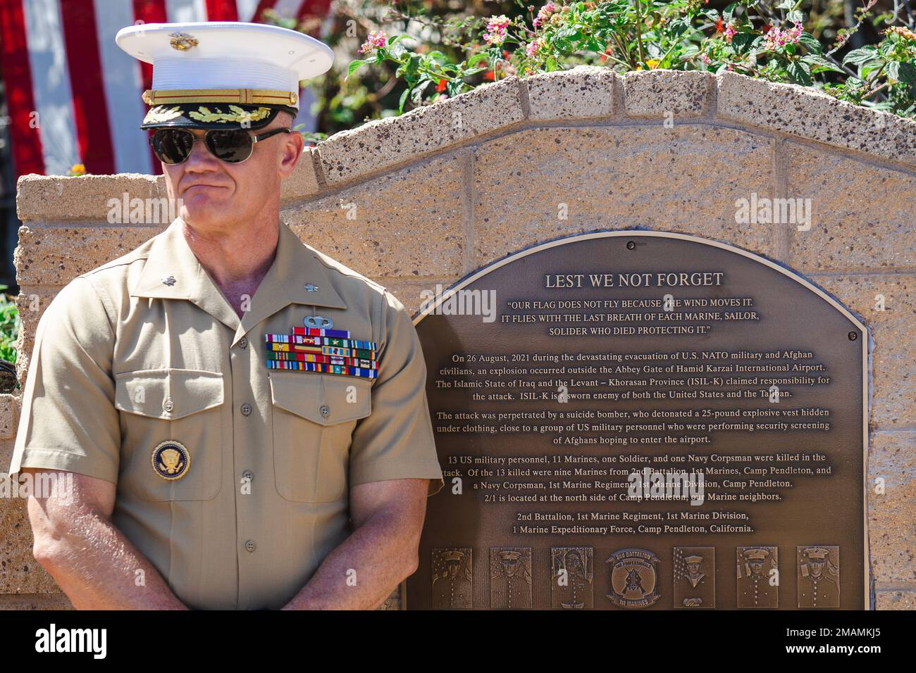 U.S. Marine Lt. Col. Glenn P. Baker, the commanding officer of 2nd ...