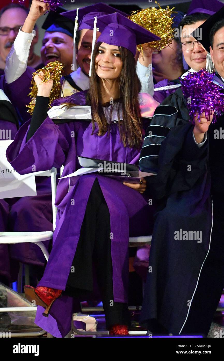 New York, USA. 19th Jan, 2023. Model and author Emily Ratajkowski (c ...