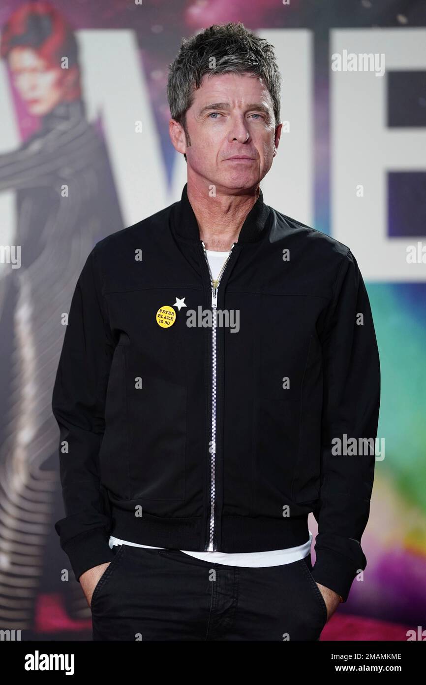 Noel Gallagher poses for photographers upon arrival at the London ...