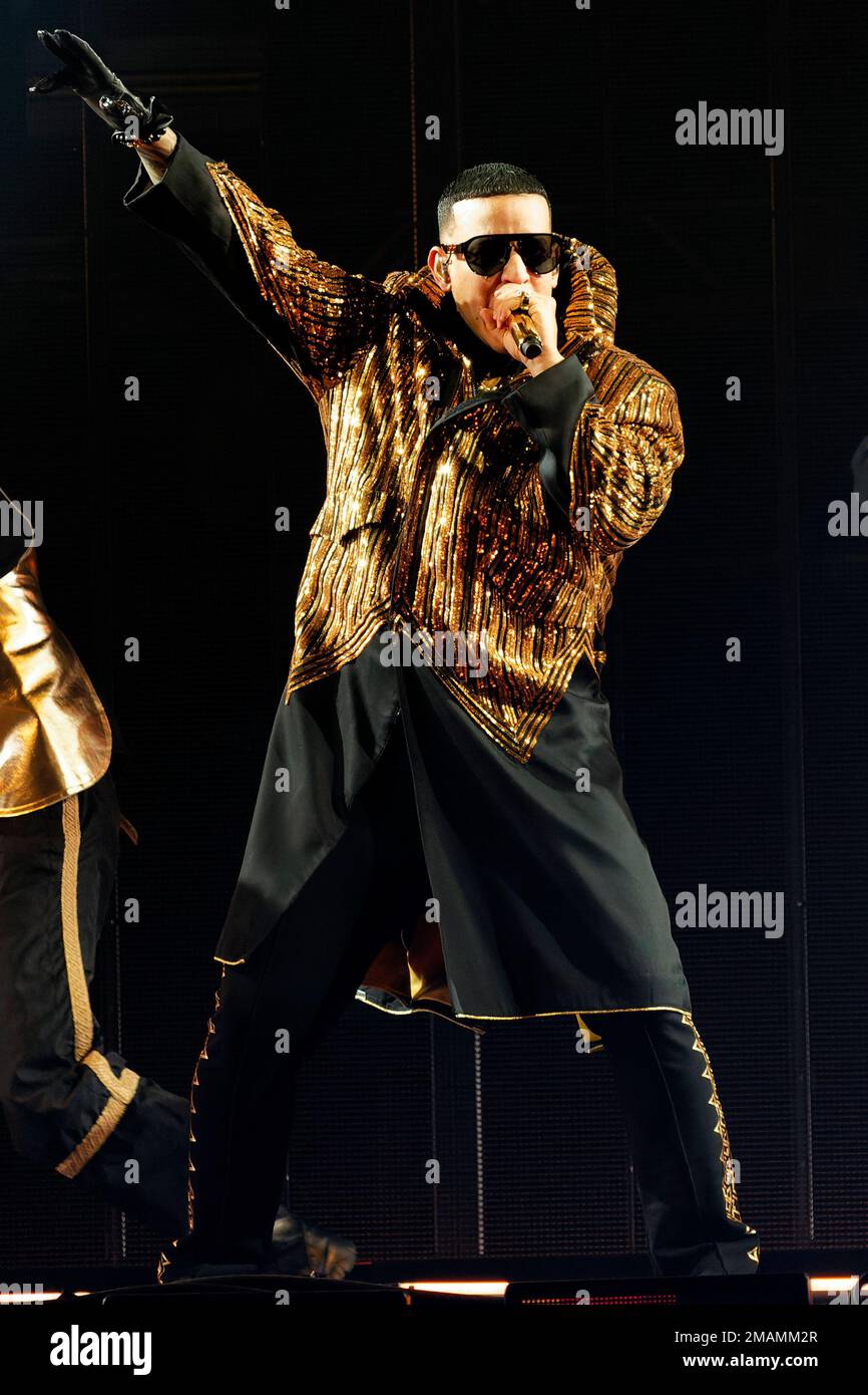 Daddy Yankee performs during his farewell tour "La Ultima Vuelta (The ...