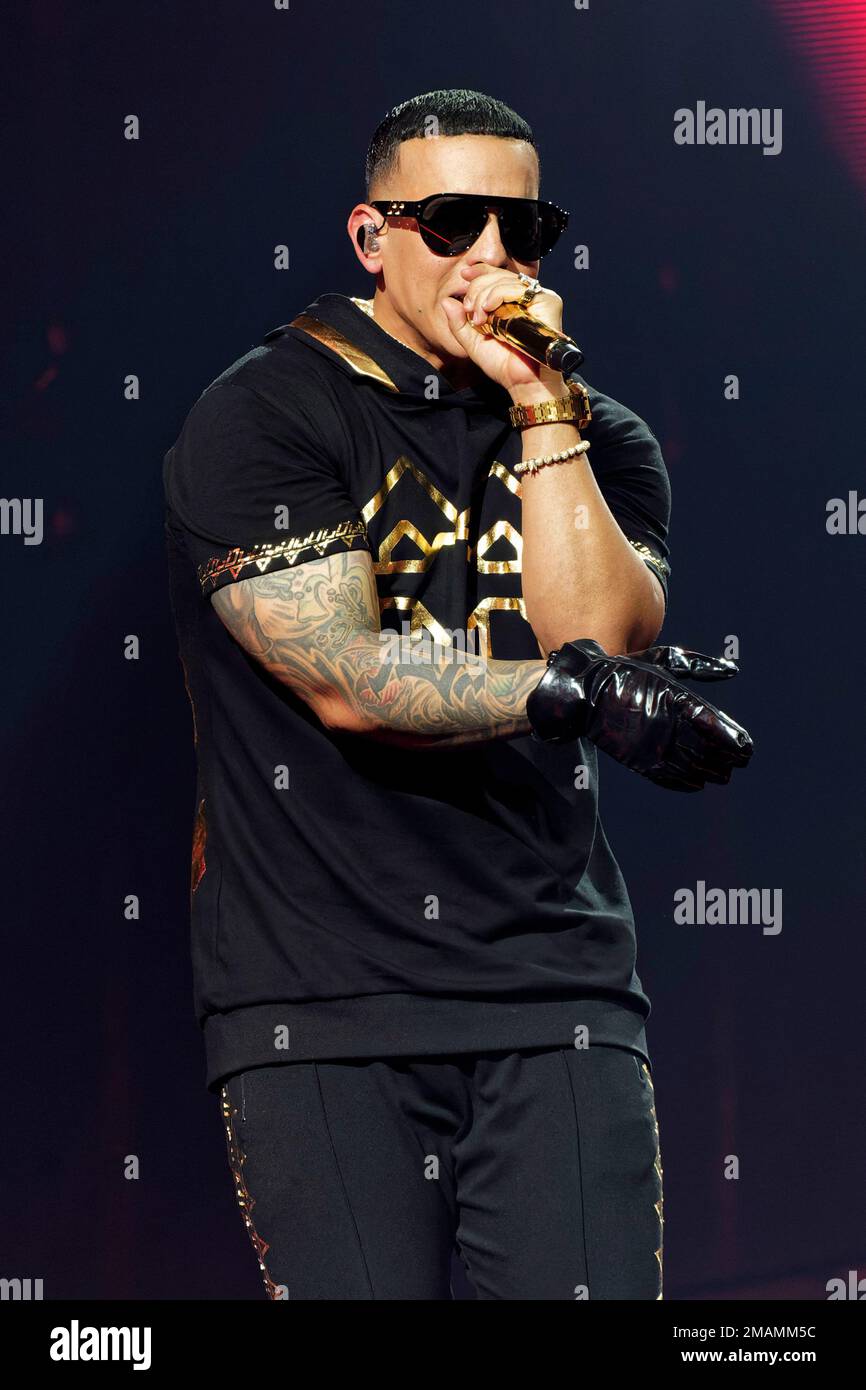 Daddy Yankee performs during his farewell tour "La Ultima Vuelta (The ...