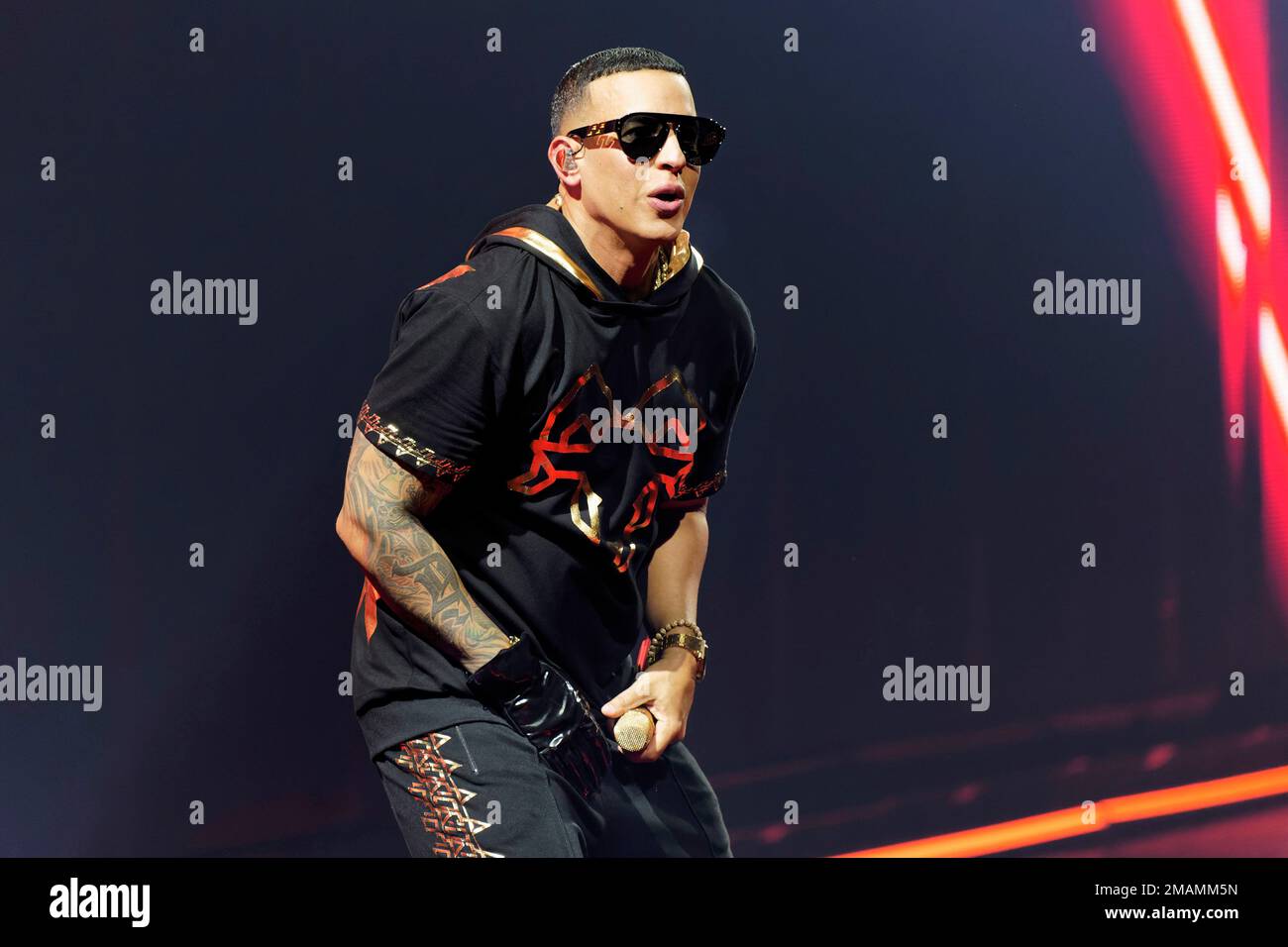 Daddy Yankee performs during his farewell tour "La Ultima Vuelta (The ...