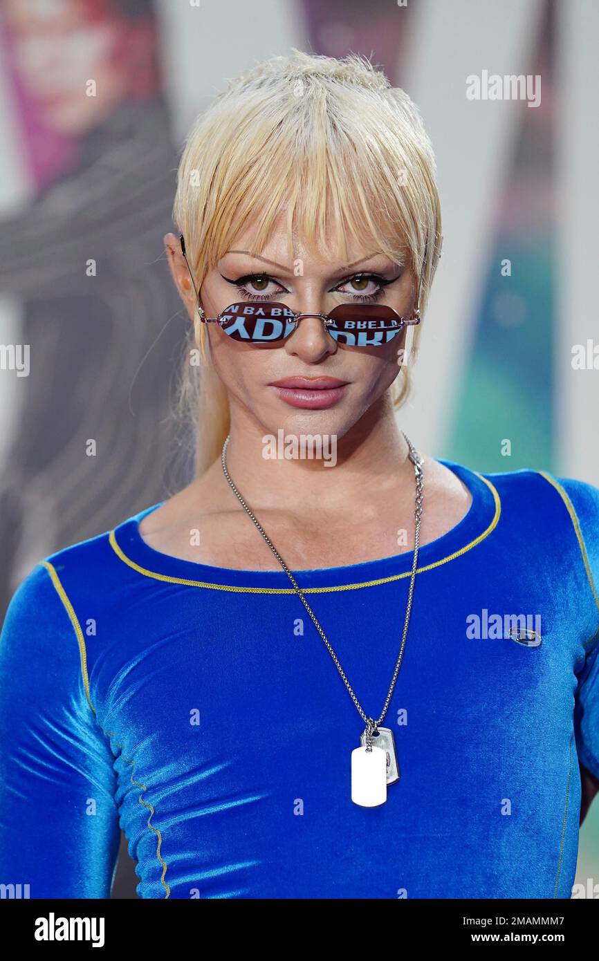 Bimini Bon Boulash poses for photographers upon arrival at the London ...