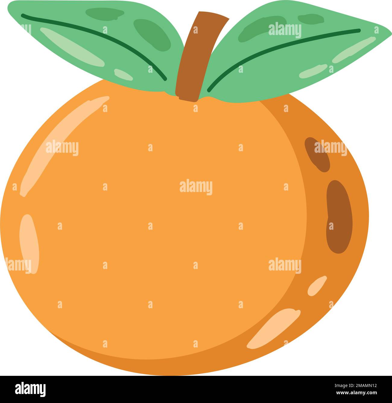 orange fruit icon Stock Vector Image & Art - Alamy
