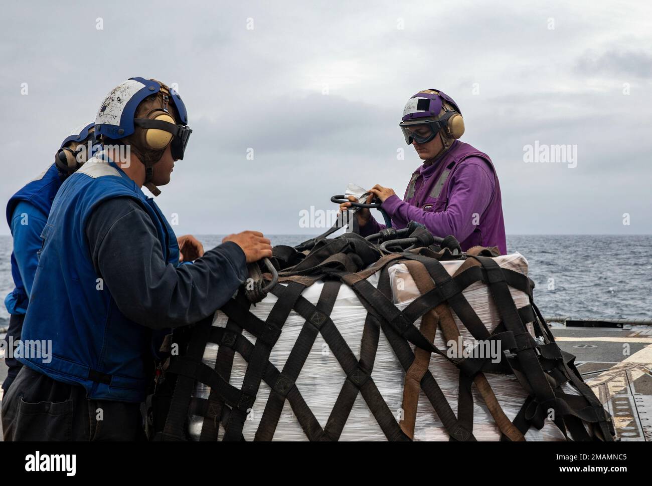 EAST CHINA SEA (May 30, 2022) Boatswain’s Mate 3rd Class Daniel Bello ...